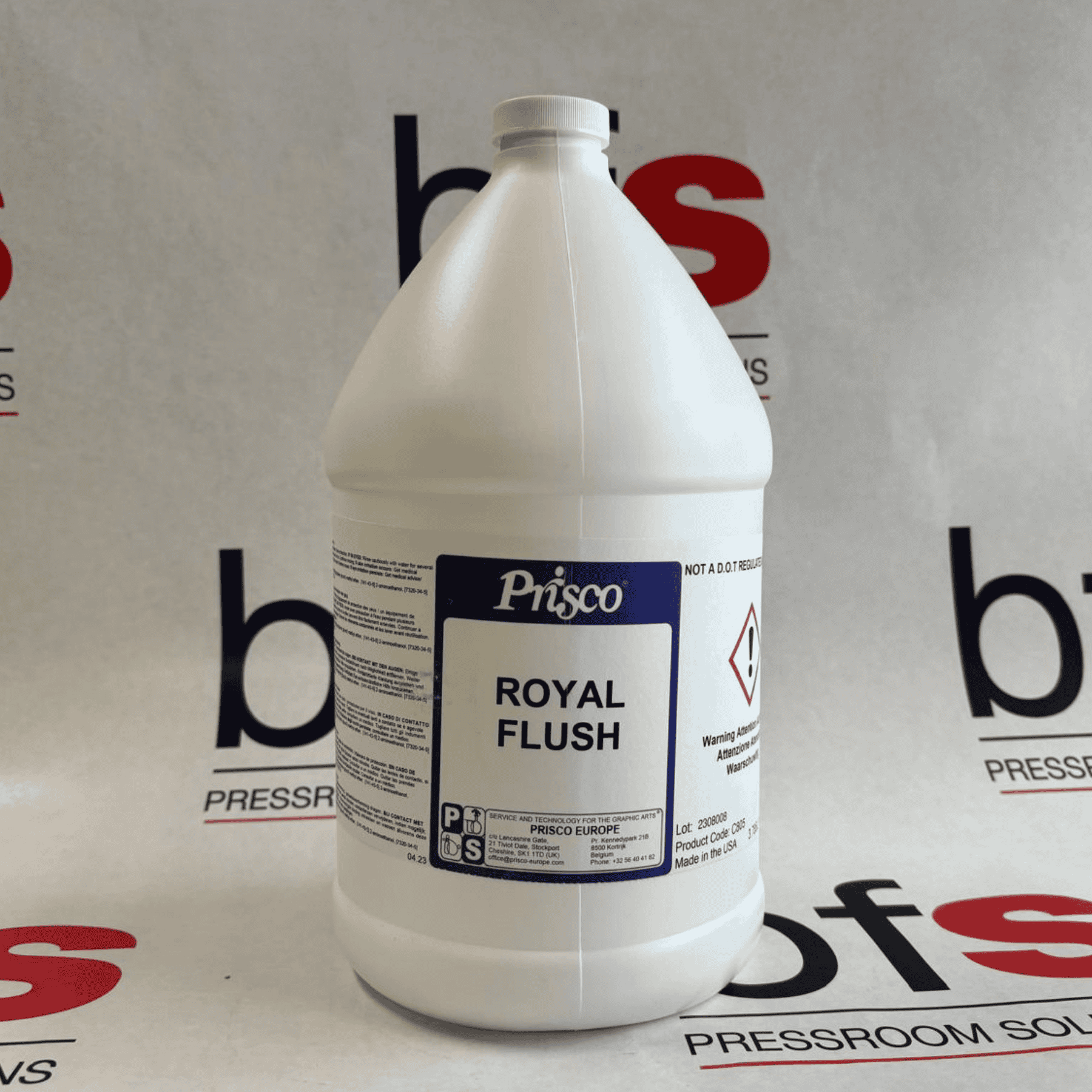 PRISCO Royal Flush Dampening System Cleaner - bfs Pressroom Solutions